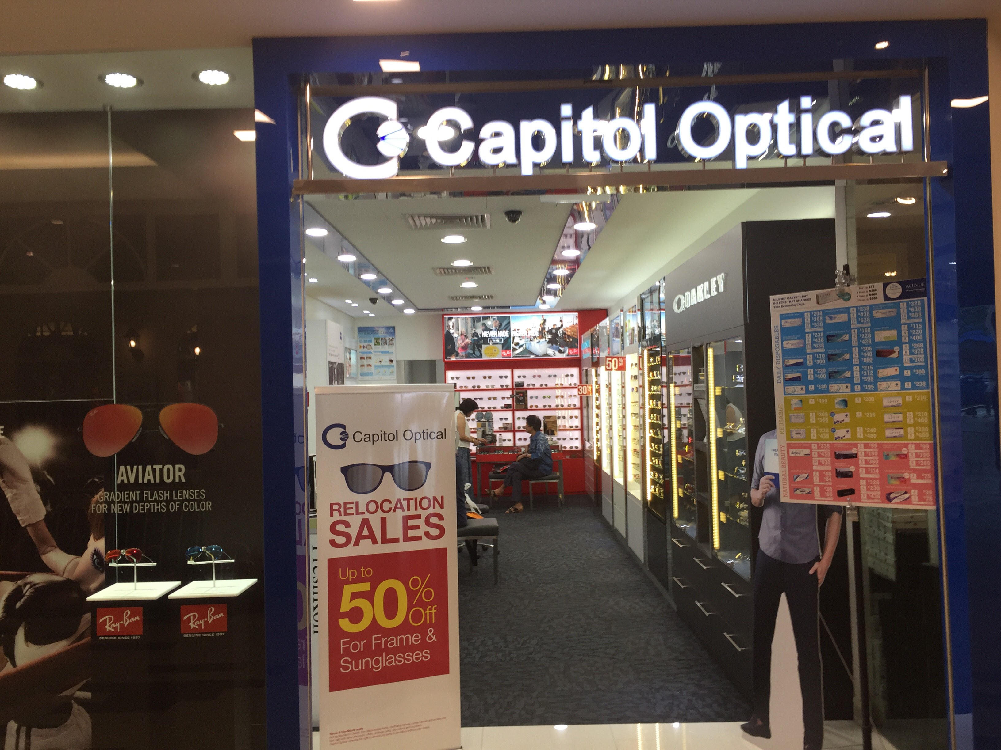 Singapore Service - Optical Shop - Capitol Optical(Anchorpoint Shopping ...