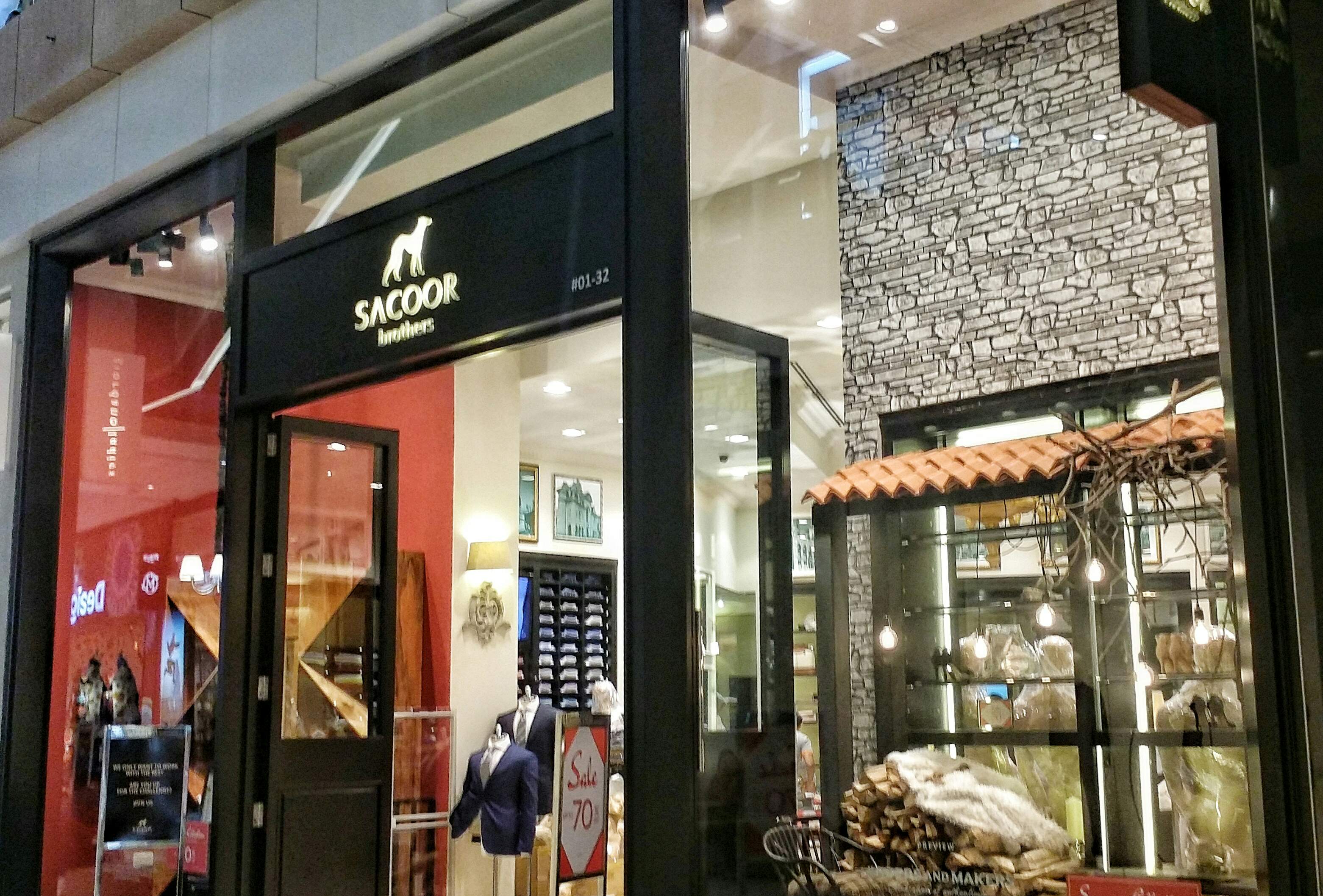 Singapore Service - Clothing - Sacoor Brothers(Westgate) | Nestia