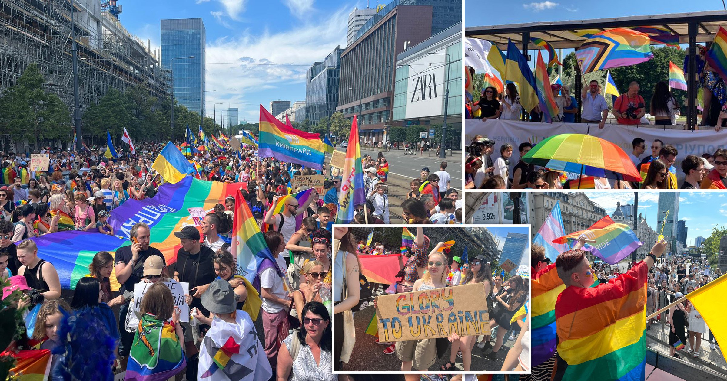 Kyiv Pride Joins Warsaws Equality Parade Marching In Support For