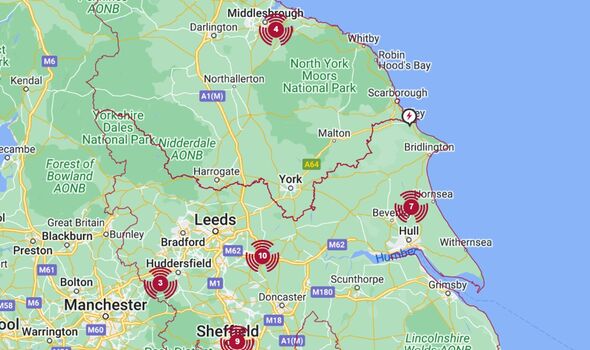 Northern PowerGrid map shows hundreds without power between Newcastle ... Northern PowerGrid map shows hundreds without power between Newcastle ...