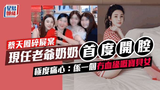 蔡天凤碎尸案丨现任老爷奶奶首度开腔 极度痛心:系一个没血缘嘅宝贝女 Nestia