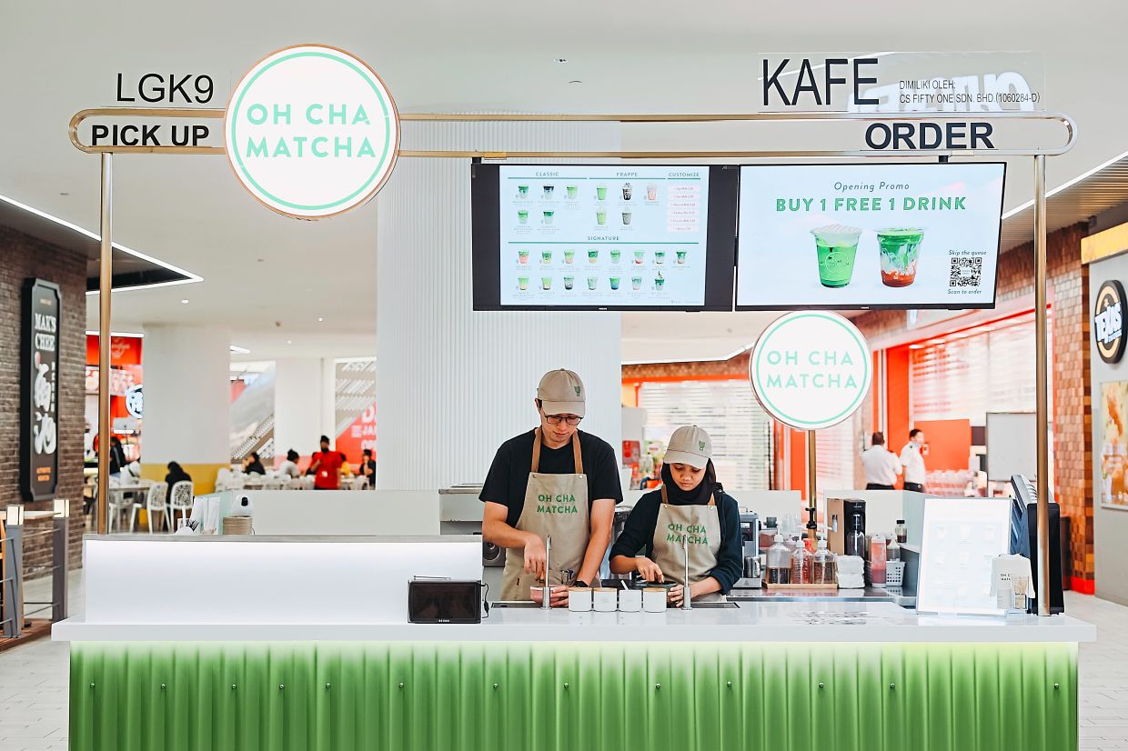 Matcha brand unveils new kiosk at Petaling Jaya mall | Nestia