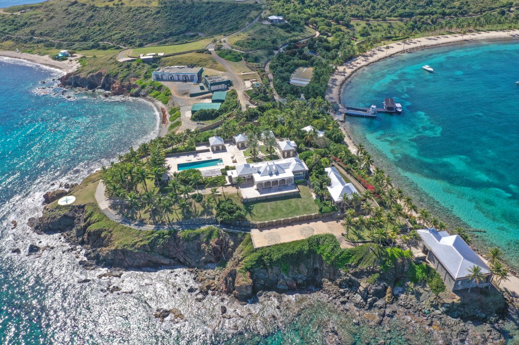 Jeffrey Epstein’s private Caribbean island revealed for the first time ...