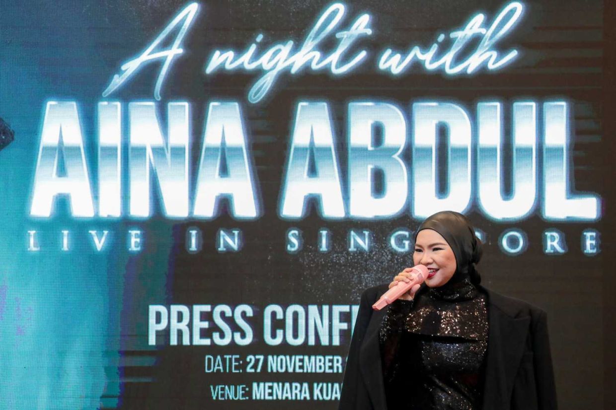 Singer Aina Abdul reveals why she won't change the way she dresses ...