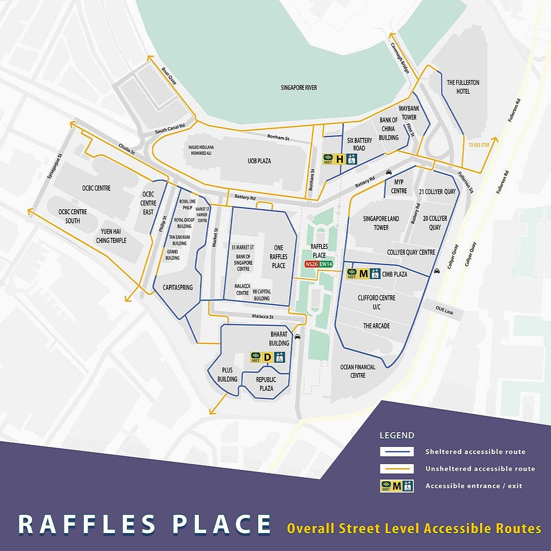 莱佛士坊设地图 残障者出行无障碍 | Nestia