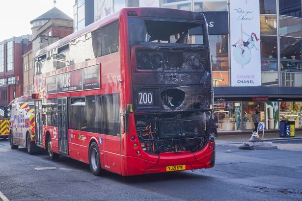 Bus experts reveal why TFL's electric vehicles might keep bursting into ...