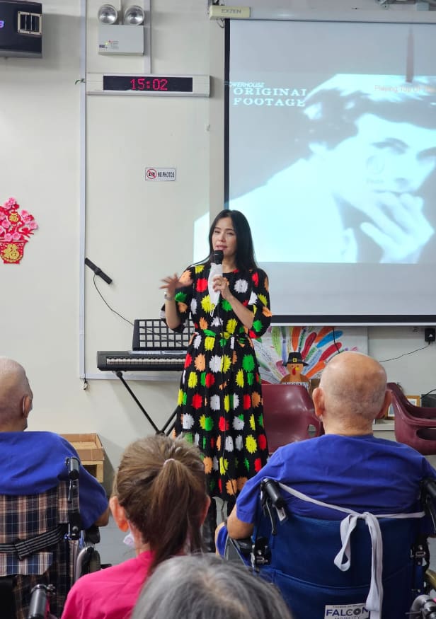 Zoe Tay Teaches Lee Ah Mooi Old Age Home Residents Simple Dance Moves On Her 56th Birthday ...