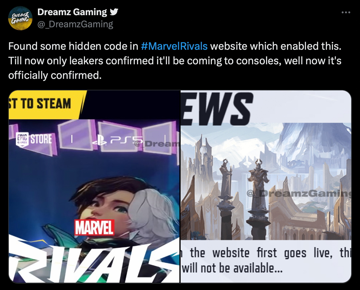 Marvel Rivals Seems to Be Coming to PS5 and Xbox Series X | Nestia